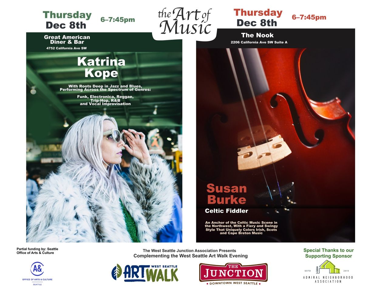The Art of Music will present Katrina Kope and Susan Burke Dec. during ...
